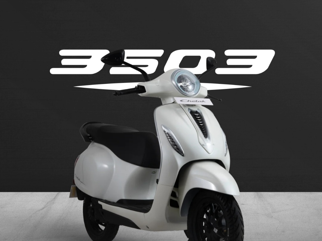 Bajaj Chetak 3503 Launched, Gets Over 150 Km Of Range!
